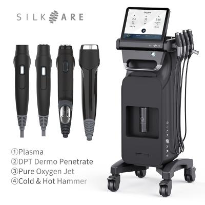 China New Design 6 in1 Skin Oxygen Skin Facial Machine with Plasma for sale