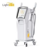 China 2 Handles OPT SHR IPL Laser Hair Removal Skin Rejuvenation Beauty Machine for sale