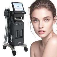 China Popular Hydro Dermabrasion Machine For Beauty Salon Spa With Advanced Technology And 6 Functions RF Ultrasonic Facial Care for sale