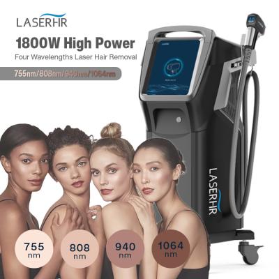 China 755nm 808nm 1064nm 940nm Diode Laser Hair Removal Machine Permanent Hair Remover Machine for sale