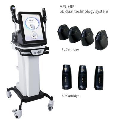 China 7 pcs cartridge portable HIFU Korea New update technology skin tightening for sale
