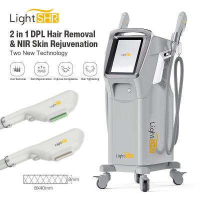 China Upgrade Your Skin Care Routine with 2 in 1 DPL NIR Technology for Hair Removal Skin Rejuvenation for sale