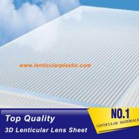China 25 lpi 3d plastic sheets with lenticular lens array 4mm thickness large lenticular sheet without adhesive backing for sale