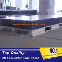 China 25 lpi 3d plastic sheets with lenticular lens array 4mm thickness large lenticular sheet without adhesive backing for sale