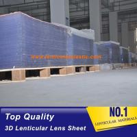 China 25 lpi 3d plastic sheets with lenticular lens array 4mm thickness large lenticular sheet without adhesive backing for sale