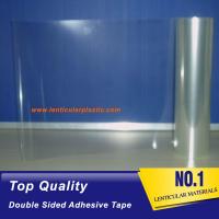 China Ultra-thin transparent lenticular double sided roll tape PET material inkjet printer 3d lenticular double adhesive glue for sale