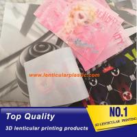 China Eco-friendly TPU 3D Lenticular Patch Lenticular Plastic Label 3D Flip Effect Change Lenticular Fabrics Textile for sale