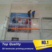 China large format lenticular advertising 3d lenticular poster PS material lenticular printing photo by uv flatbed printer for sale