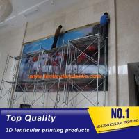 China large format lenticular advertising 3d lenticular poster PS material lenticular printing photo by uv flatbed printer for sale