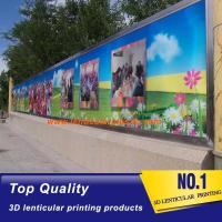 China large format lenticular advertising 3d lenticular poster PS material lenticular printing photo by uv flatbed printer for sale