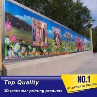 China large format lenticular advertising 3d lenticular poster PS material lenticular printing photo by uv flatbed printer for sale