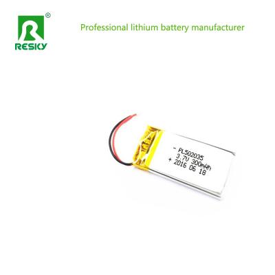 China Rechargeable Lithium Polymer Battery Cell 602035 3.7V 400mAh For Universal Bluetooth Keyboard for sale