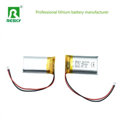 China 902040 3.7V 750mAh Rechargeable Lithium Polymer Battery Cell for sale
