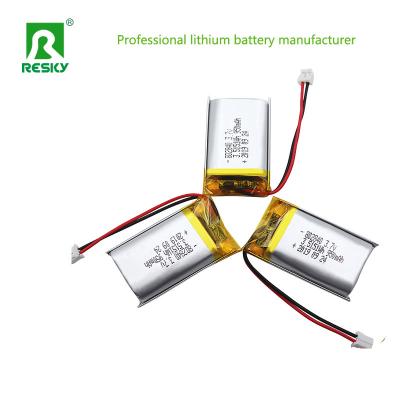 China 803040 3.7V 1000mAh Pouch Lithium Polymer Battery Cell for Storage Lipo Batteries for sale