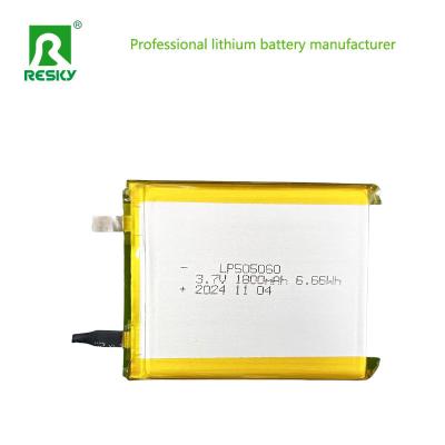 China Air Purifier Lithium Polymer Rechargeable Battery 505060 3.7V 1800mAh 2000mAh for sale