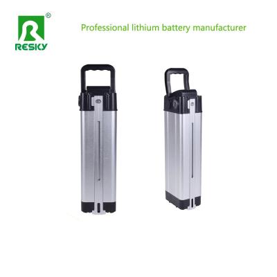China Silverfish Lithium Battery 48V 15.6ah 500W Storage Li-Ion 18650 Battery Pack For Electric Bicycle for sale