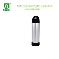 China 18650 Li-ion Battery Cell 36V 10.4ah 350W Storage Bottle Shape Lithium Battery Pack For E-bike for sale