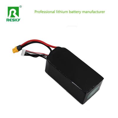 China 8.8*43*125mm Li Nicomn O2 Electrolyte Rechargeable Battery 14.8V 5000mAh 35C Power Storage Lithium Ion Polymer Battery for sale