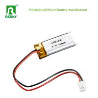 China Power Lipo Battery 401230 3.7v 105mAh Rechargeable Lithium Ion Polymer Battery For Smart Watch for sale