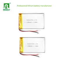China Power Lipo Battery 503759 3.7v 1200mAh 4.44wh Rechargeable Lithium Ion Battery Pack for sale