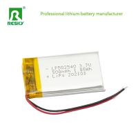 China Rechargeable Solar Lithium Battery Cell 502540 3.7v 500mAh 1.85wh Power Li-Ion Battery for sale