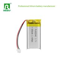 China Solar Lithium Cell 802040 3.7V 650mAh Rechargeable Lithium Ion Polymer Battery For Bauty Device for sale