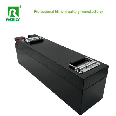 China Power Rechargeable 51.2V 50AH Lifepo4 Lithium Battery Pack For Electric Golf Cart for sale