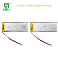 China Rechargeable Lithium Lipo Battery 502067 3.7V 700mAh Lithium Cell For Handheld Beauty Devices for sale