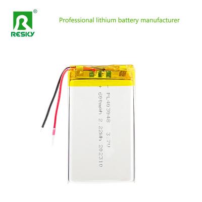 China Lithium Ion Polymer Battery 403048 3.7V 600mAh 2.22wh Lipo Battery Cell For Pet Gps Tracker for sale