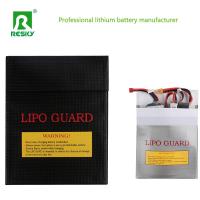 China Red Black Silver Fireproof Waterproof RC Lithium Battery Pack Safe Charging Storage Bag for sale
