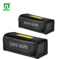 China Glass Fiber Double Zipper RC Lipo Battery Safe Bag Fireproof Waterproof 60 X 75 X 185mm for sale