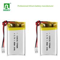 China Lithium Polymer Battery Cell 602535 3.7V 4.2V 400mAh 500mAh 1.85wh Power Lipo Batteries for sale