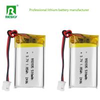 China Lithium Polymer Battery Cell 802035 3.7V 500mAh 1.85wh Rechargeable Batteries For Learning Devices for sale