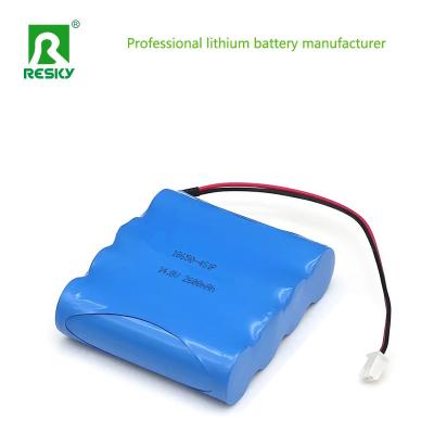 China Li-ion Battery Pack 14.8V 2600mAh 4s1p Rechargeable Lithium Ion Batteries For Portable Power Bank for sale