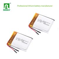 China Lipo Battery LP602530 3.7V 400mAh 1.48wh Rechargeable Lithium Polymer Battery Cell For Smart Watch for sale