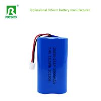 China Lithium Ion Battery 18650 2s 7.4V 2500mAh 18.5wh Li-ion Rechargeable Batteries for sale