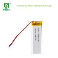 China Solar Battery 402060 3.7V 4.2V 500mAh 1.85wh Rechargeable Lithium Ion Lipo Battery Cells for sale