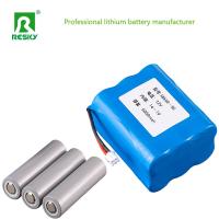 China 18650 Li-ion Battery Pack 11.1V 5000mAh 55.5wh Rechargeable Lithium Ion Batteries For LED Light for sale