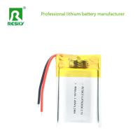 China Power Batteries 702030 3.7V 400mAh Rechargeable Polymer Lithium Battery Cells For Wireless Headphone for sale
