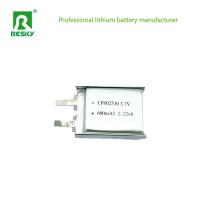 China Factory Wholesale Rechargeable Lithium Battery 802530 3.7V 600mAh Li Polymer Battery Cell for sale