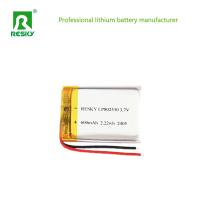 China China Li-ion Battery Cell 3.7V 600mAh 802530 2.22wh Power Lithium Ion Polymer Battery Pack for sale