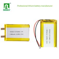 China Power Lithium Ion Battery 124065 3.7v 4000mAh 14.8wh Rechargeable Lipo Battery Packs for sale