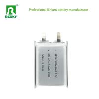 China Lithium Ion Battery Cell 3.7V 650mAh Rechargeable Li-polymer Battery for Smart Doorbells for sale
