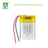China 3.7V 380mAh Lithium Ion Battery Cell with 500 Cycles for GPS Locator and Smart Devices for sale