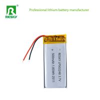 China 3.7V 500mAh Rechargeable Li-polymer Battery Cell 502248 for Handheld Instruments for sale