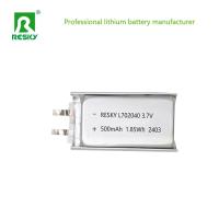 China 702040 3.7V 500mAh Lithium-ion Polymer Battery Cell Rechargeable Lipo Battery for Dog Trainers and Consumer Electronics for sale