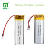 China 3.7V 500mAh Rechargeable Lithium Polymer Battery for Beauty Device for sale