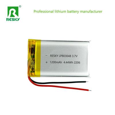 China OEM 3.7V 1200mAh Lithium Ion Polymer Battery Pack with 500 Cycles for Portable POS Devices for sale