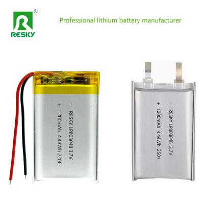 China 3.7V 1200mAh Square Lithium Ion Polymer Battery Lipo Battery Cell for Wifi Router for sale