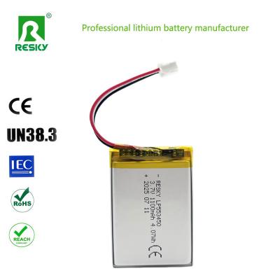China Rechargeable Lithium Polymer Battery Cell 523450 553450 603450 Lipo Battery for sale